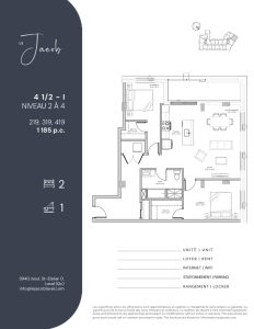 Étage 1 - Le Jacob Laval | Condos locatifs