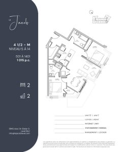 Étage 1 - Le Jacob Laval | Condos locatifs