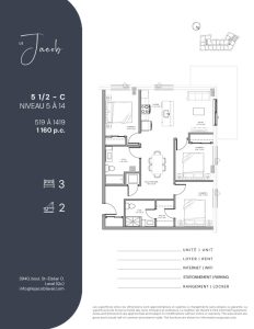 Étage 1 - Le Jacob Laval | Condos locatifs